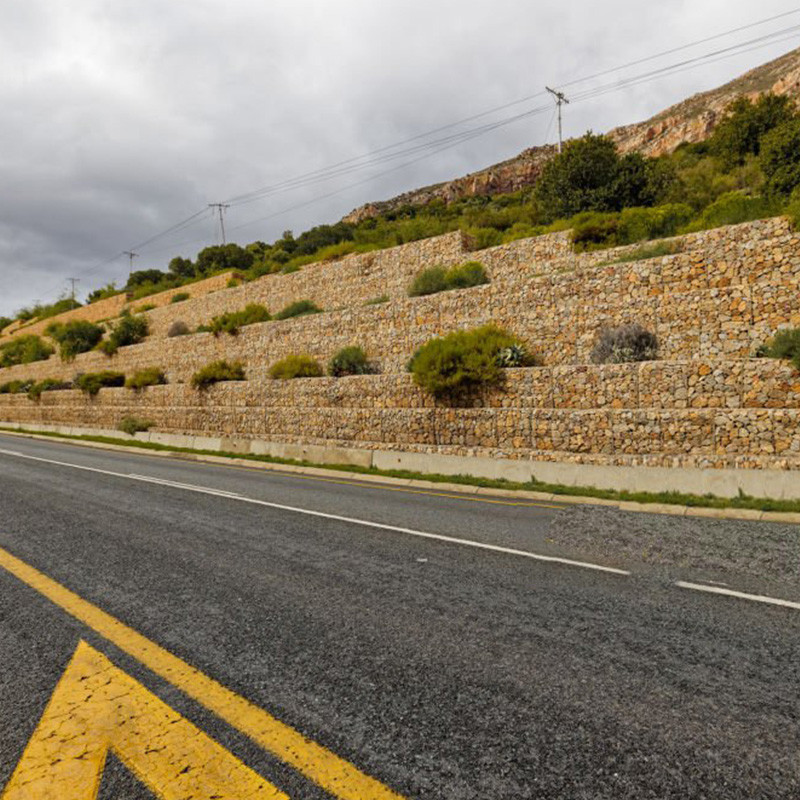 Galvanis Gabion Wall River Bank Flood Control EROSION EROSION CE ISO video